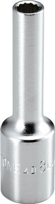 【メーカー型番】4D-13L【JANコード】4953488157406【ブランド】TONE【特徴】●12角は6角よりも、ボルト頭やナットに対して2倍入れやすく作業効率がアップします。●ボルトが突き出したナットを回すのに最適です。深い箇所のナ...