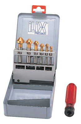 【メーカー型番】6277-STG【JANコード】4526587140831【ブランド】ILIX【特徴】●二次バリが出にくく耐久性があるので効率的な作業ができます。●よく使用されるサイズを選び金属ケースに収納しました。【用途】●被削材:鋼・合...