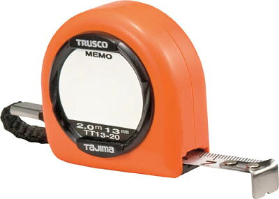 【メーカー型番】TT13-20【JANコード】4989999018219【ブランド】TRUSCO 　【特徴】●メモができるメモプレート付です。●裏面でも測定可能な、両面目盛仕様です。●吊り下げ収納に便利なショートストラップ付です。●ケースと...