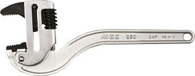 【メーカー型番】CWTDA250【JANコード】4989065109292【ブランド】MCC【特徴】●従来のコーナーレンチより薄型広い口開きです。●歯幅は13mmとスリムで口開き幅は41mmとワイド、ハンドルは軽いアルミ製です。【用途】●短...