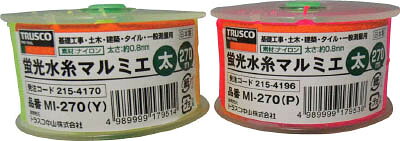 【メーカー型番】MI-500P【JANコード】4989999179521【ブランド】TRUSCO 　【特徴】●糸が食い込みにくいスパイラル巻リールです。●指にフィット、クルクルよく回るリールです。●残量が分かりやすいスケルトンタイプです。●...