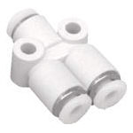 【メーカー型番】GWJY33-0【JANコード】4547431020154【ブランド】CKD【特徴】●難燃性樹脂（UL-94規格V-0相当）標準+黄銅部ニッケルメッキ+ネジ部シール材標準塗布【用途】●片口Yチーズ　チューブ【仕様】●適合チュ...