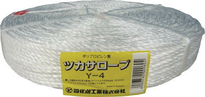 【メーカー型番】Y-4【JANコード】4986782000604【ブランド】ツカサ【特徴】●表面を熱処理していますので使用中にバラけません。【用途】●一般荷造り、結束など。【仕様】●色:白●標準幅(mm):4●長さ(m):400●質量(kg...