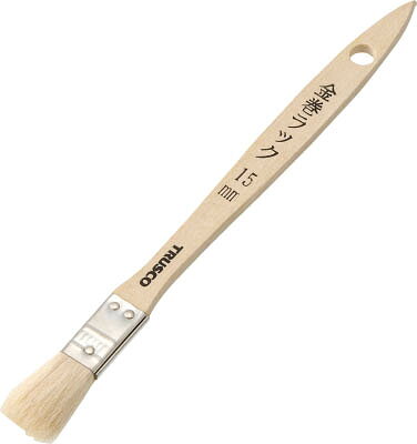 【メーカー型番】TPB-481【JANコード】4989999416701【ブランド】TRUSCO 　【特徴】●細い部分の塗装用に適しています。【用途】●油性用、ニス用。【仕様】●刷毛幅(mm):15●毛丈(mm):25●全長(mm):190...