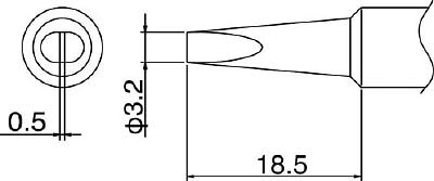 【メーカー型番】T19-D32【JANコード】4962615038792【ブランド】白光　【特徴】【用途】【仕様】●コテ先名称:3．2D型●適合コテ:FX-601●質量(g):5●ヒーター分離式【材質／仕上】【セット内容／付属品】【注意】【...