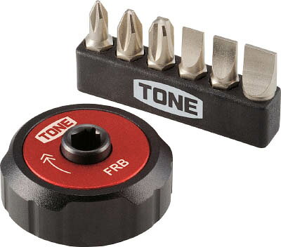 【メーカー型番】FRB6S【JANコード】4953488298857【ブランド】TONE【特徴】●指先で素早い作業ができるフィンガーラチェットレンチセットです。●回しやすく、力の入れやすいデザインです。【用途】【仕様】●セット内容(点):7...