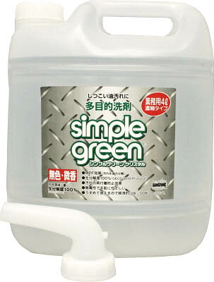【メーカー型番】SGC-4L【JANコード】4954183151799【ブランド】KDS【特徴】●高い安全性を誇る環境洗剤です。●無色透明微臭タイプ、人、物に安全で油汚れを強力に分解洗浄します。●水溶性に優れており、すすぎ作業が簡単に行えま...