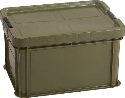 【メーカー型番】T54L-OD【JANコード】4989999049176【ブランド】TRUSCO 　【特徴】●衝撃に強く、長持ちするプロ仕様の収納箱です。【用途】●道具の収納、整理に最適です。【仕様】●容量(L):54●色:OD●有効内寸(...