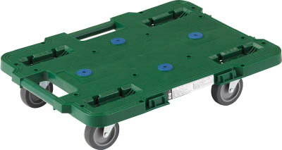 【メーカー型番】MPB-600J-GN【JANコード】4989999185713【ブランド】TRUSCO 　【特徴】●縦横方向に連結が可能です。（横連結はオール自在キャスター仕様のみ）●スタッキング可能です。●荷台は堅牢なリブ構造です。●薬...