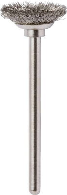【メーカー型番】153B-4【JANコード】4989999148749【ブランド】TRUSCO 　【特徴】●コンパクトで高速回転軸のため操作しやすく、作業性に優れたベベル型ブラシです。●軸付なので取り付け交換が容易です。【用途】●ベベル型で...