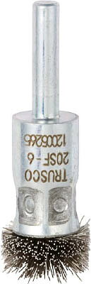 【メーカー型番】20SF-6【JANコード】4989999199475【ブランド】TRUSCO 　【特徴】●ブラシが側面を向いているため止まり穴にある交差穴だけを重点的に研磨することができます。●側面方向の研磨ができます。●ブラシがクッショ...