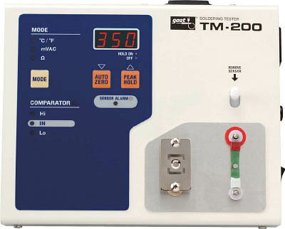 【メーカー型番】TM-200【JANコード】4975205450768【ブランド】グット【特徴】●優れた安定性・応答性を実現した業界最高レベルのコテ先温度計です。●200回以上計測が可能な、長寿命なセンサーです。●こて先温度を高精度かつ瞬時...