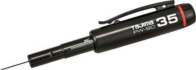 【メーカー型番】PW-SC35【JANコード】4975364057259【ブランド】タジマ【特徴】●壁に刺すだけで簡単に下地材の位置が確認できます。●強くて細いフッ素樹脂加工針のため、壁の傷を最小限に抑えます。●腰袋や工具袋のポケットにスッ...