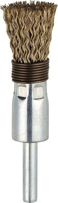 【メーカー型番】TEBS-15G【JANコード】4989999266849【ブランド】TRUSCO 　【特徴】●汎用電動工具用の筒型ブラシです。●線材の根元部分にスプリングを取り付けているため、線材が開いても使用後に元に戻ります。●底部・コ...