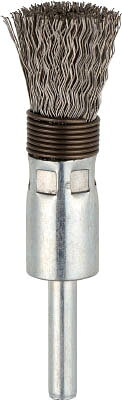 【メーカー型番】TEBS-15SUS【JANコード】4989999266863【ブランド】TRUSCO 　【特徴】●汎用電動工具用の筒型ブラシです。●線材の根元部分にスプリングを取り付けているため、線材が開いても使用後に元に戻ります。●底部...