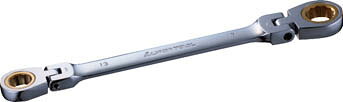 【メーカー型番】GRW1719DF【JANコード】4967521336062【ブランド】スーパー【特徴】●自動車整備等、狭い場所での作業に最適です。●ギア数72、送り角5°なので狭所作業に適しています。●ダブルフレックスタイプ（180°）で...