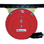 【メーカー型番】ER-415C【JANコード】4993091100284【ブランド】Reelex【特徴】●ばねによる自動巻取式です。●ラチェット機構付だから必要に応じワイヤーを引き出せます。●ワイヤーには透明ナイロンコーティングを施してあり...