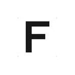 【メーカー型番】TAEH-F【JANコード】4989999321715【ブランド】TRUSCO 　【特徴】●屋内外使用可能です。●通り芯表示板に使用可能です。●庫内等のゾーン分け、目印にも便利です。【用途】【仕様】●表示内容:英字「F」　白...
