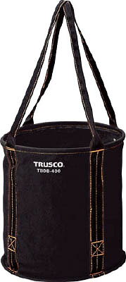 【メーカー型番】TBDB-400【JANコード】4989999256727【ブランド】TRUSCO 　【特徴】●日本製の高品質な縫製を施した大型電工バケツです。●防水加工布を使用しています。●上部・下部に鉄輪を使用しています。●コンパクトに...