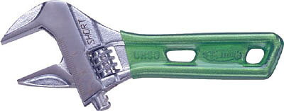 【メーカー型番】UM30SG【JANコード】4963202072243【ブランド】エビ　【特徴】●ショートタイプのエビ印ハイブリッドモンキーレンチです。●軽く、薄く、口開きワイドでスケルトングリップです。●ポケットにもすっぽり入る、手のひら...