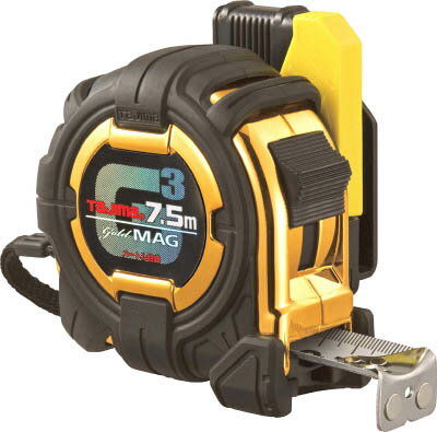 【メーカー型番】SFG3GLM25-75BL【JANコード】4975364029508【ブランド】タジマ【特徴】●弾性樹脂で全身をガードしています。●衝撃吸収力に優れたバンパー付新アーマードケースを採用しています。●落下防止ベルトホルダ付で...