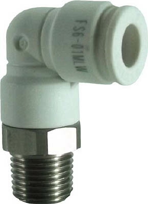 【メーカー型番】FS6-01MLW【JANコード】4537327046115【ブランド】チヨダ【特徴】【用途】【仕様】●適合チューブ外径D(mm):6●接続口径:R1/8●質量(g):10.0●使用流体:空気、水●流体温度:-5?60℃(空...