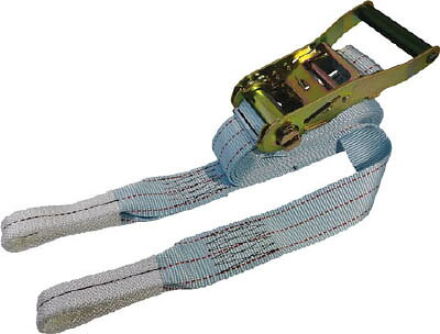 【メーカー型番】TR030E010050【JANコード】4516525330011【ブランド】田村　【特徴】●ラチェット（歯車)式で簡単操作のベルト荷締機です。【用途】●荷役運搬の安全化・効率化。【仕様】●最大使用荷重(t):1.0●ベルト...