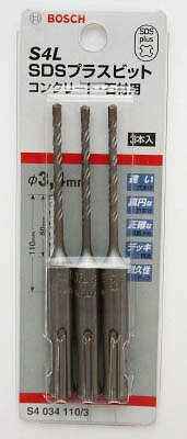 【メーカー型番】S4043110/3【JANコード】4969655805698【ブランド】ボッシュ【特徴】●先端にセンターリングチップを採用、デッキプレートも楽々貫通します。●センターリングチップは穴あけ開始時の位置決めを容易にし、穿孔中は...