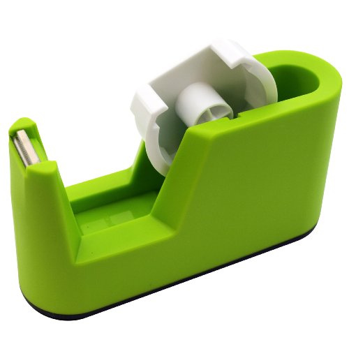 【商品型番】　TC?227?G　【商品説明】　場所をとらないスリムな設計のテープカッターです。小巻・大巻テープ対応。※テープは別売りになります●外寸:巾64×奥194×高102mm。●重量:1kg。●巻芯径:76/25mm両用。●テープ収容...