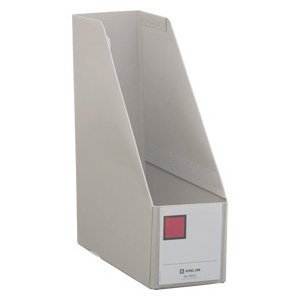 【商品型番】　4653クレ　【商品説明】　●カラー／グレー●サイズ／A4タテ●寸法／幅103×奥行260×高さ312mm●材質／再生PP55％●見出し紙2枚付き●ワンタッチ底●単位／1個●メーカー品番／4653クレ