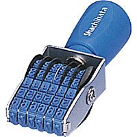 【商品型番】　CF?63G　【商品説明】　●仕様／欧文6連●材質／グリップ：エラストマー素材●書体／3号ゴシック体●単位／1個●メーカー品番／CF-63G