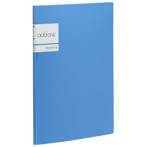 【商品型番】　AD-2655-10　【商品説明】　セキセイ・ポケットファイルA5ブルー・AD-2655-10