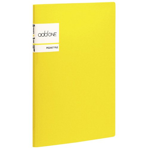 【商品型番】　AD-2655-50　【商品説明】　セキセイ・ポケットファイルA5イエロー・AD-2655-50