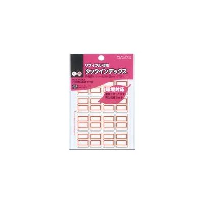 【商品型番】　E20R　【商品説明】　●貼ったまま廃棄できます。●寸法／18×25mm●カラー／赤●タイトルブレーン対応●16片×11シート●古紙配合●単位（入数）／1パック（176片入）●メーカー品番／タ-E20R