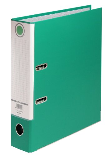 【商品型番】　SGLAF8GR　【商品説明】　スタンダードなタイプのレバー式ファイル。5色のバリエーションと2種類の背幅タイプをご用意。'■縁金具付■規格：A4?S■適正収容数：580枚■背幅：80mm■色：グリーン■材質：表紙＝ポリプロピ...