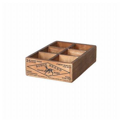【商品特長】納得のいくアンティーク感と使い勝手が魅力ちょっとした小物をまとめて入れたいけれど、少しでも良い景色にしたい。そんな時に重宝するのが気の利いたこの木製ボックス。細部までこだわったアンティークフィニッシュと英字印刷の剃れ感が、本格的...