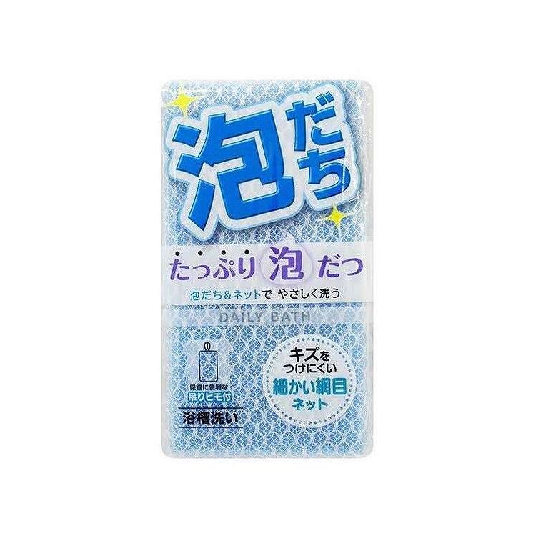 【商品説明】キズをつけにくい細かい網目のネットを使用しています。泡立ちが良く、やさしく洗えます。菌を抑える加工を施しているので衛生的です。保管に便利な吊りヒモ付きです。【商品情報】■サイズ約幅8×奥行4.5×高さ16（cm）重量：約14.3...