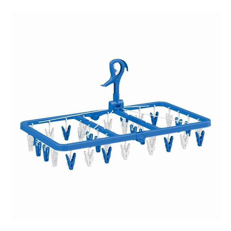 【商品情報】■サイズ約幅33×奥行60×高さ32.5（cm）重量：約369g■材質本体・ピンチ：ポリプロピレンワイヤー：鉄線（ポリエチレン被膜）バネ：鋼線■生産国ベトナム製■セット内容1個【代引きについて】こちらの商品は、代引きでの出荷は受...