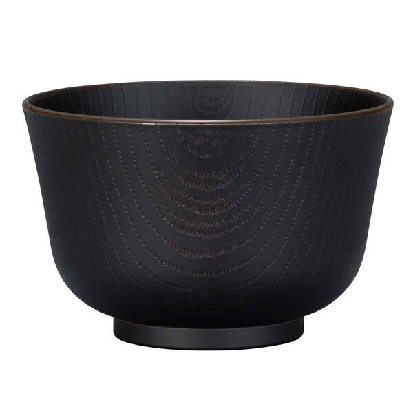 【商品説明】具沢山のお味噌汁やお吸い物、ミニうどんにちょうど良いサイズの汁椀です。食洗機・電子レンジに対応しているので、普段使いに最適です。軽くて丈夫な樹脂製なので、お子さまやお年寄りのいるご家庭でもお使いいただけます。まるで木製のような木...