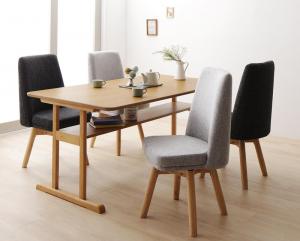 食事の時も大忙しなママたちへ。出入りがしやすいT字脚テーブルと回転イスとのセットです！子育てママたちの間で話題！ストレスフリーな生活を実現する回転チェア。何度も立ち上がるのが大変...椅子を引きずると床が傷つく...あきらめないでください！...