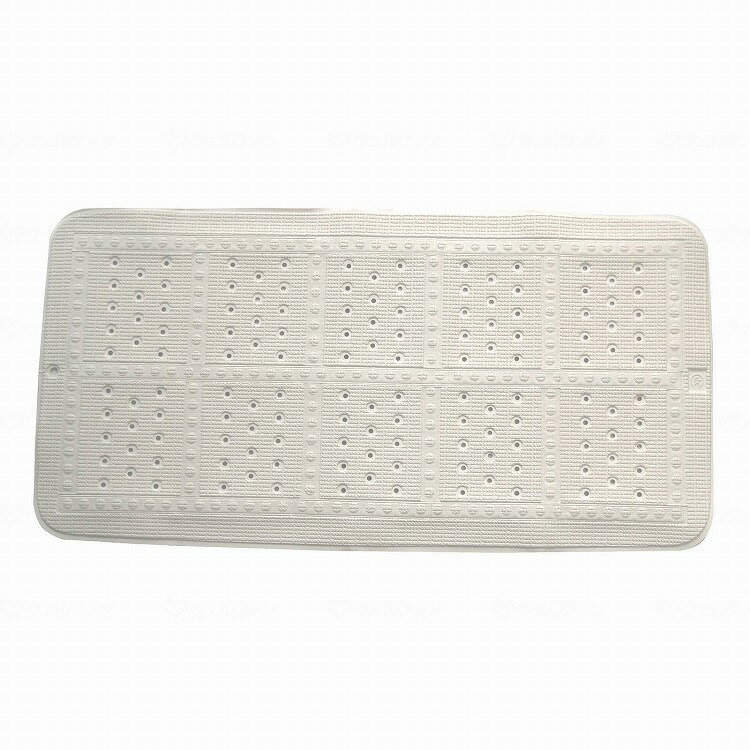 バスタブの中や洗い場に敷けば、滑りを防いでソフトな感触裏面全体に並べられた吸盤が床面にぴったり吸着するので、マット自体がずれたり、浴槽で浮いてしまうのを防げます。表面は柔らかなクッション性の素材に滑りを防ぐエンボス加工が施されているので足元...