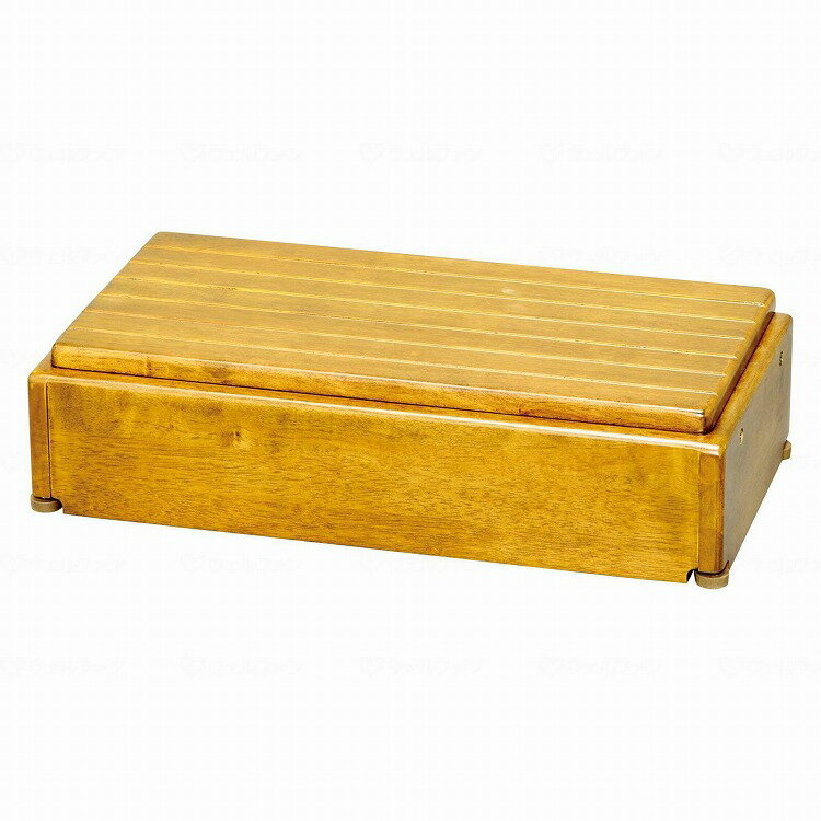 ○段差の大きい玄関で昇降に不安がある方に○アジャスター玄関の凹凸や傾斜に合わせて、ガタツキを防止できます。（前方2ヶ所のみ）○すべり止め塗装特殊塗装ですべりにくい天面板。素足や靴下でもすべりにくくなっています。○側板形状天面板の前方を踏んで...