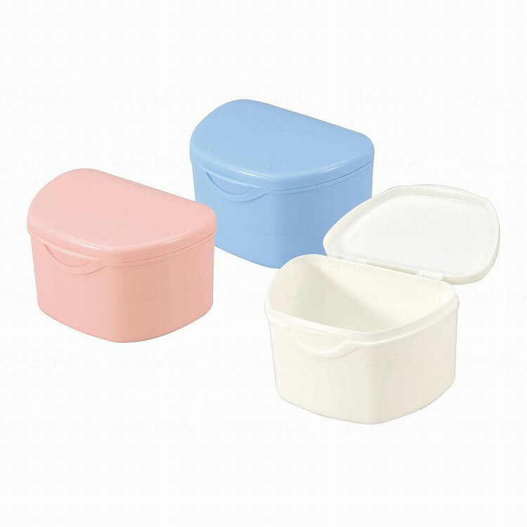 シンプルな入歯ケース○抗菌仕様の義歯ケース。※義歯洗浄剤は使用できますが、プラスチックを溶かすタイプは使用できません。素材：ポリプロピレン規格詳細○サイズ：幅9.3×奥行6.5×高さ5.6cm生産国：中国メーカー：ウェルファン※メーカーの都...
