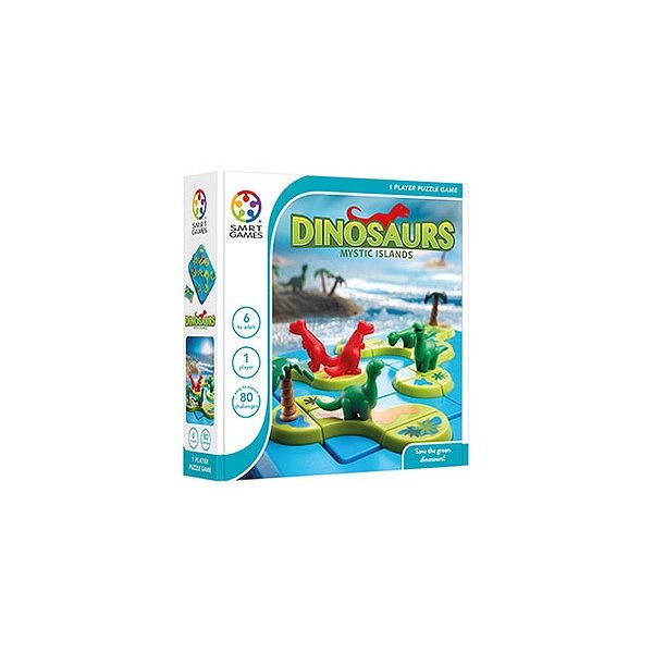 【商品特長】T-Rexから草食恐竜をまもろう！恐竜アイランドは、赤いT-Rexから緑の草食恐竜を守るため、島の形を合わせていく楽しいパズルゲームです。優しい緑の草食恐竜がT-Rexと同じ島にならないように気をつけて！チャレンジ問題に示されて...