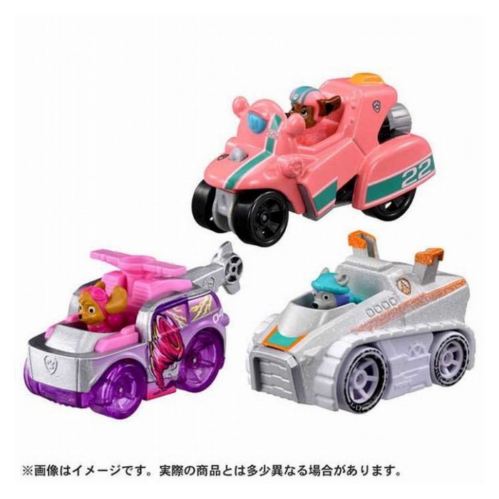 リバティとスペシャルカラーのダイキャストビークルが入った3個セットだよ！【商品仕様】対象年齢：3歳〜パッケージ形状：台紙安全基準：ST生産国：ベトナムパッケージサイズ：幅228×高190×奥40mm【権利表記】(C)2026 Spin Ma...