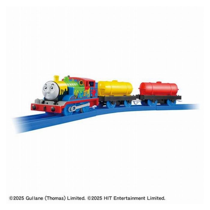 きかんしゃトーマスの大人気キャラクター「トーマス」のプラレールが3両編成で登場！【商品仕様】対象年齢：3歳〜パッケージ形状：箱安全基準：ST生産国：タイランドパッケージサイズ：幅70×高410×奥40mmキャラクター：きかんしゃトーマス【権...