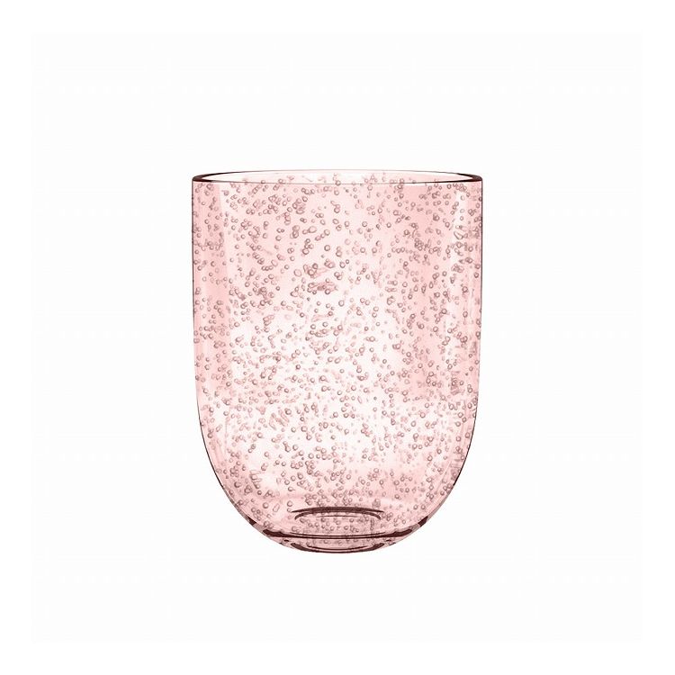 ■商品名バブル DOFグラス 450ml ピンク 【樹脂製】■特長細かい気泡が爽やかな印象的を与える樹脂製ドリンクウェアですプラスチックの中でも透明度が高く、耐衝撃性に優れ、落としても割れにくいグラスです。Abodeグラス製品にメインで採用...