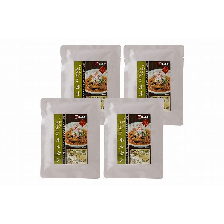 【商品特徴】生産者からの肉畜受け入れから製品出荷まで一貫して行っている食肉処理工場で処理された、新鮮な秋田県産豚内臓を、風味豊かな味噌で仕立てた、やわらかいホルモンです。肉の固形量が83％とボリュームたっぷりです。中身を鍋に入れ、ニラやキャ...