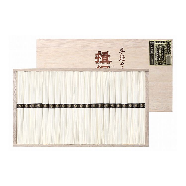 【商品詳細】良質の小麦粉・播磨地方のおいしい水・赤穂の塩を使い、伝統の製法で作り上げた逸品です。さらに特級品（黒帯）は製造時期と製造者が限られ原材料もワンランク上で麺の細さも細くその食感はなめらかで上品な味わいです。保存方法:常温商品区分:...