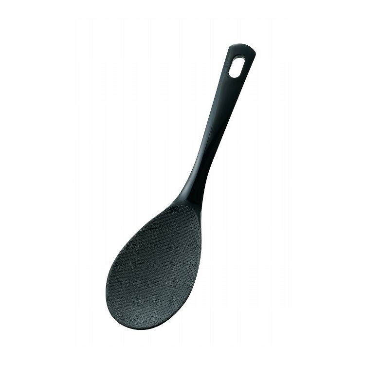 商品仕様●材質:ナイロン（耐熱温度180℃／耐冷温度−20℃）●サイズ:約83×54×246mm●原産国:日本製（燕三条）曙産業商品の特徴●耐熱性の高いナイロン製の炒めスプーン（黒）です。●フッ素加工のフライパンやホットプレートをキズつけま...
